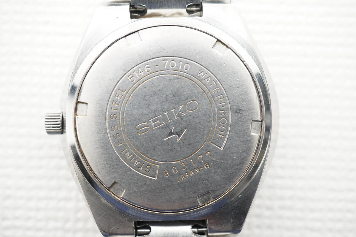 【傷や汚れあり】【B3/20-2 TC81】★SEIKO/セイコー プレスマチック 5146-7010 自動巻 メンズ 稼働品★の落札情報詳細 - Yahoo!オークション落札価格検索 オークフリー