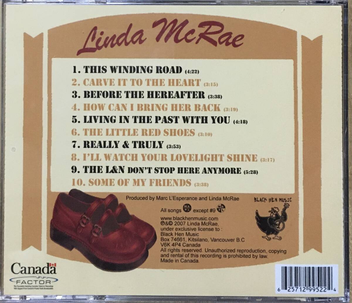 【やや傷や汚れあり】Linda McRae[Carve It to the Heart]ネオ・トラディショナル・フォーク/オールドタイム ...