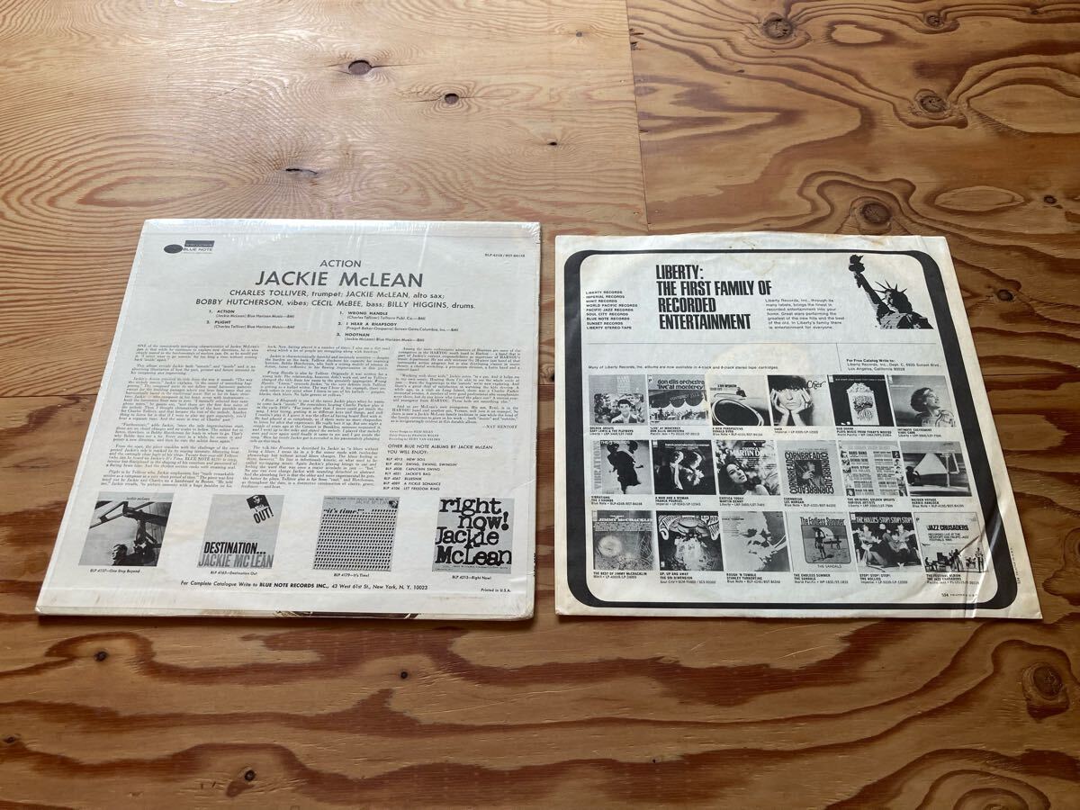 【やや傷や汚れあり】US Jackie McLean Action bobby hutcherson van gelder RVG ...