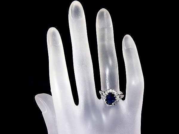 【未使用に近い】1円～【ジュエリー極】良質ブルー煌く！良質天然ブルーサファイア1.75ct＆良質ダイヤモンド0.53ct 高級Pt900リング k055kilm【送料無料】の落札情報詳細 ...