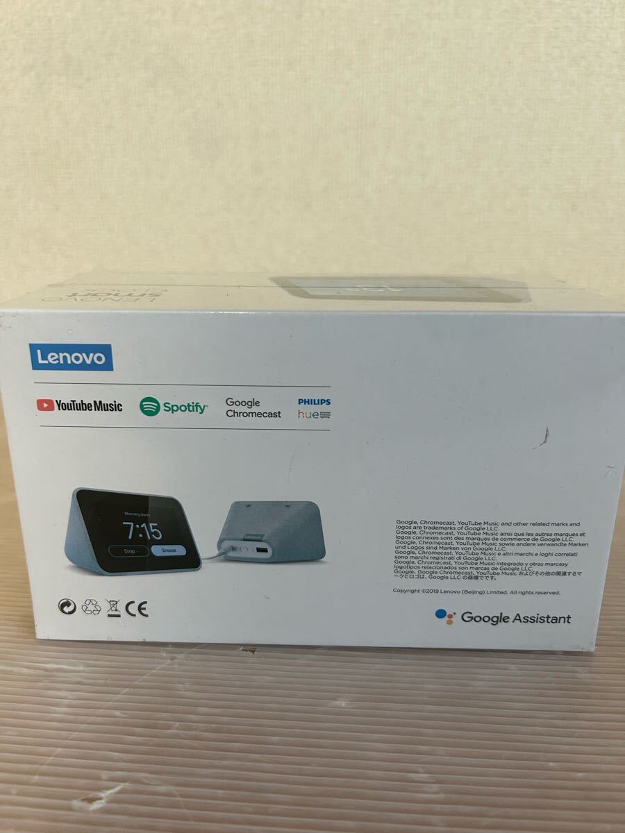 【未使用】1円〜 新品未開封 Lenovo レノボジャパン スマートスピーカー Lenovo Smart Clock ZA4R0007JP [Googleアシスタント搭載/Wi-Fi ...