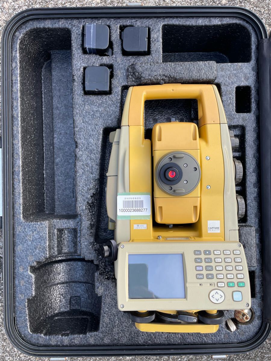 【やや傷や汚れあり】TOPCON 自動追尾トータルステーション PS-105A 【2025年2月検定済】 トプコン 測量 土地家屋調査士 自動 ...