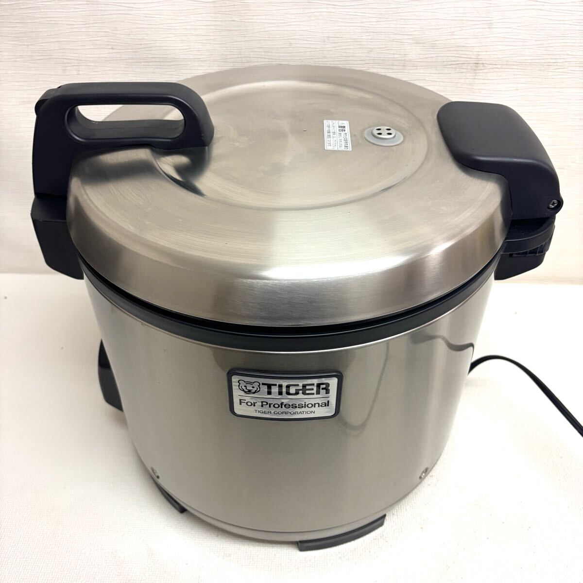 【やや傷や汚れあり】0707I6 TIGER タイガー 業務用 電気炊飯器 炊飯ジャー JNO-A361 100V 3.6L 2024年製 動作確認済み 2升炊き 大容量 ステンレス XS ...
