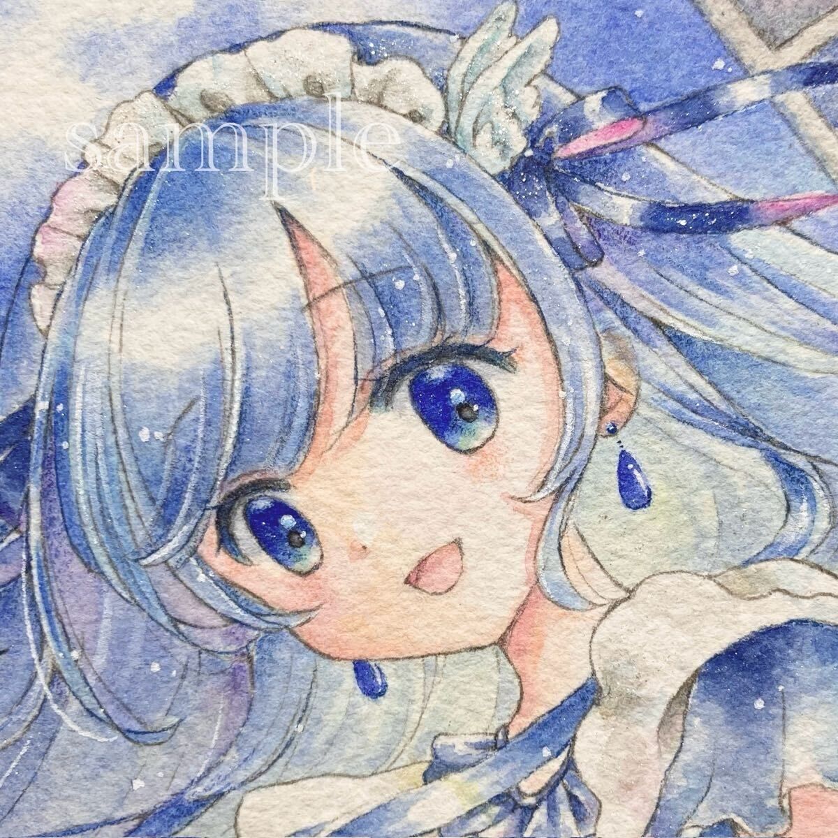 【未使用】手描きイラスト B5 オリジナル 『私の目は貴方だけを見つめる』 女の子 少女 向日葵 夏の落札情報詳細 - Yahoo!オークション落札価格検索 オークフリー