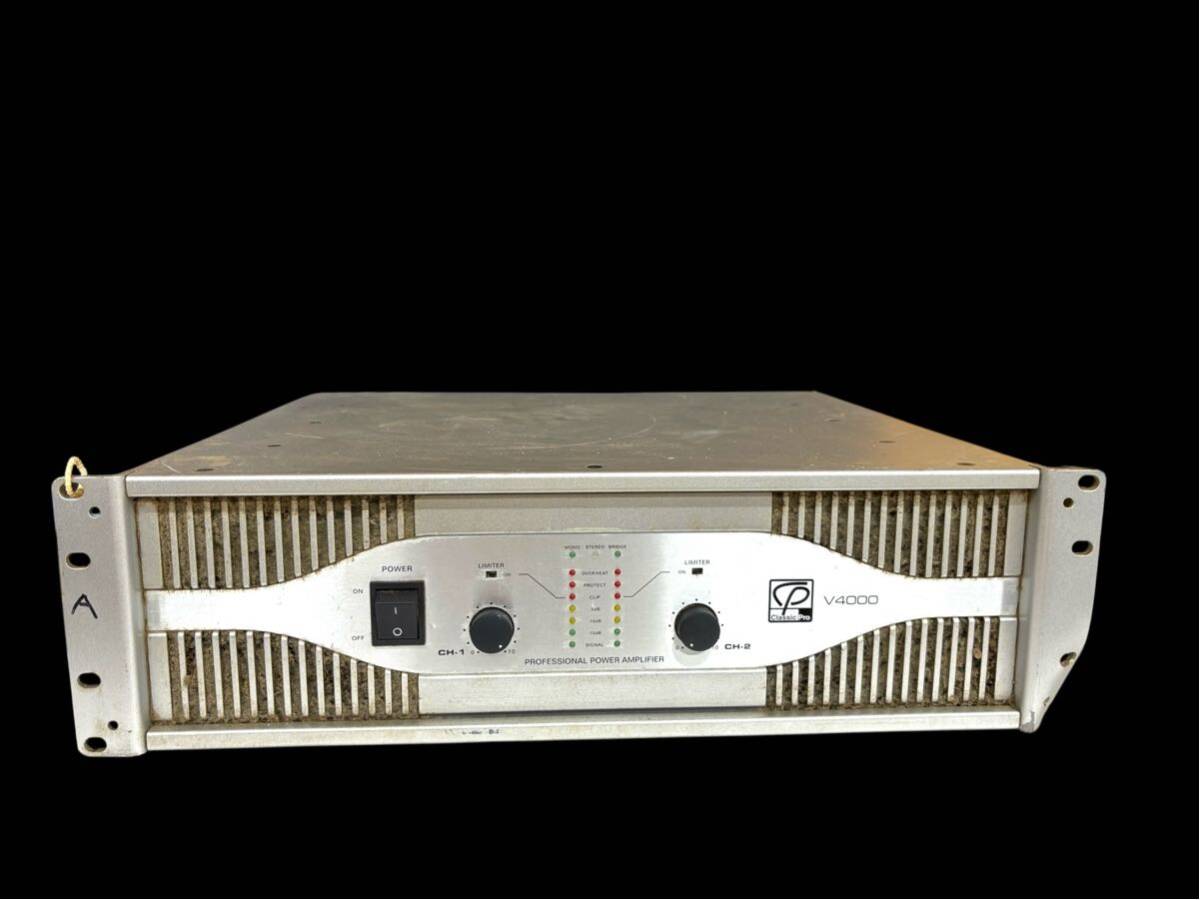 【やや傷や汚れあり】パワーアンプ CLASSIC PRO V4000 クラシックプロ Pro 業務用の落札情報詳細 - Yahoo ...