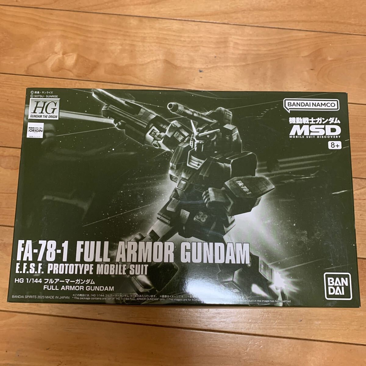 【未使用に近い】機動戦士ガンダム FA-78-1 FULL ARMOR GUNDAM HG 1/144 フルアーマーガンダム 未組立 ...