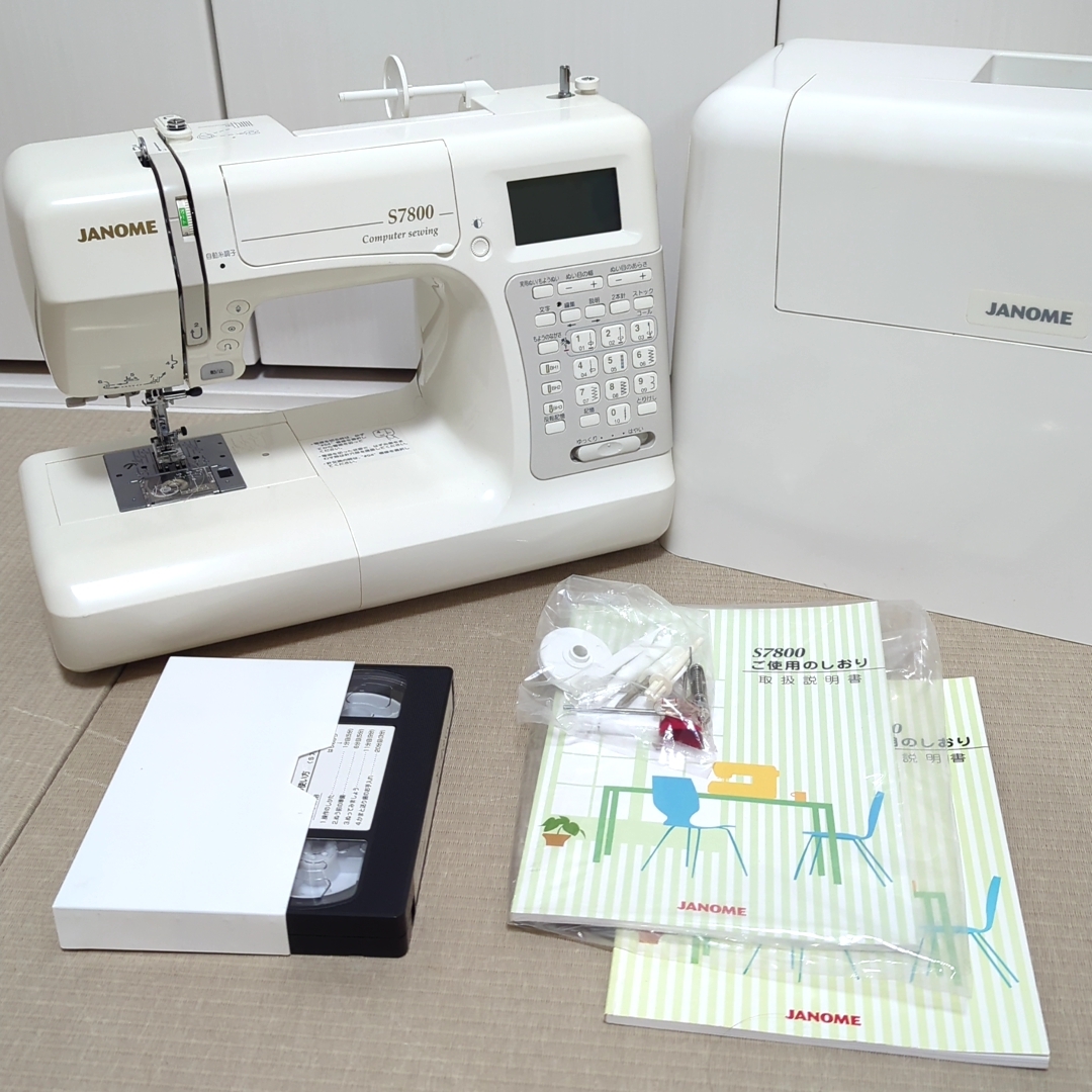 【未使用に近い】★美品★ JANOME ジャノメ S7800 844型 ミシン ハンドクラフト 手芸の落札情報詳細 - Yahoo!オークション落札価格検索 オークフリー
