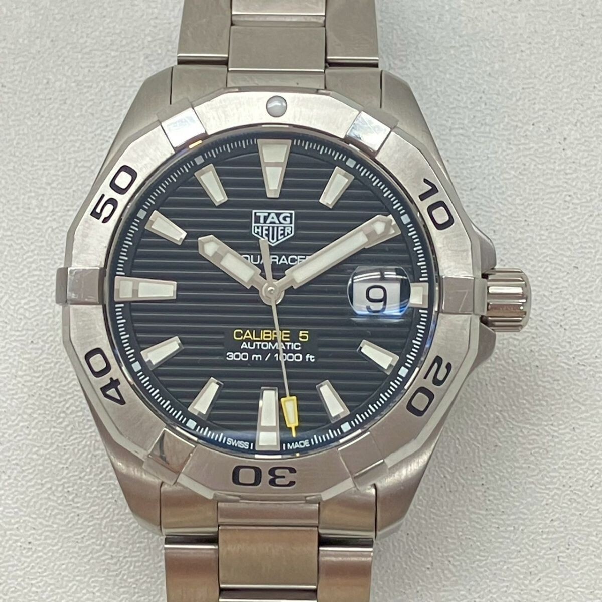 【傷や汚れあり】G041-O60-1393 【美品】 TAG HEUER タグホイヤー アクアレーサー WBD2110-0 AUTOMATIC ...