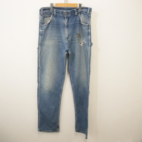 【傷や汚れあり】D394 80sビンテージ KEY デニムパンツ 1980年代製 表記36インチ ブルー 青 42TALON ペインター ワーク アメカジ ストリート 古着 激安の落札情報詳細 ...