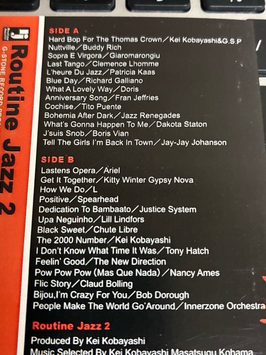 【目立った傷や汚れなし】CD付 MIXTAPE DJ 小林径 ROUTINE JAZZ 2★MURO KIYO KOCO 須永辰緒 小西康陽 ...