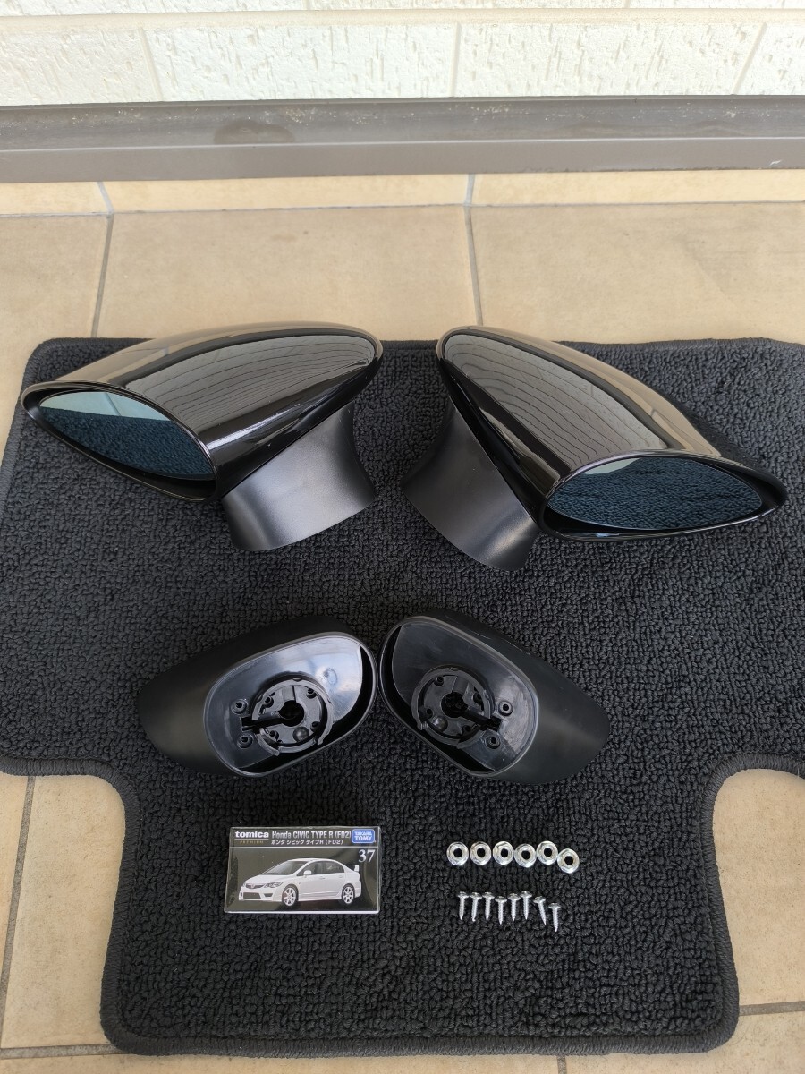 【未使用に近い】シビックFD2 スプーンタイプエアロミラー 艶あり黒 fd1 fd3 typer タイプR ホンダ ドアミラー spoon jdmの落札情報詳細 - Yahoo!オークション ...
