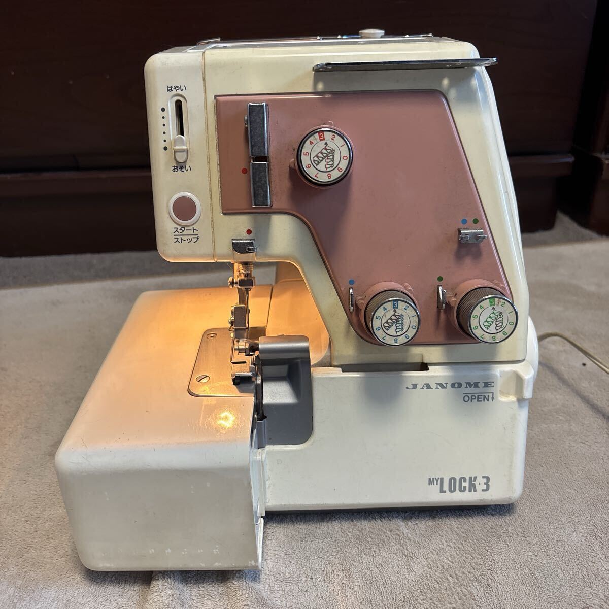 【全体的に状態が悪い】JANOME ジャノメ MODEL 203 MYLOCK-3 ロックミシン 現状ジャンクの落札情報詳細 - Yahoo ...