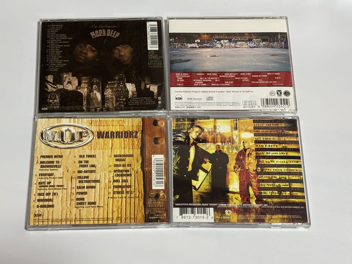 【やや傷や汚れあり】Hip Hop CDセット Mobb Deep Prodigy M.O.P. The LOX 名盤4枚セットの落札情報詳細 ...