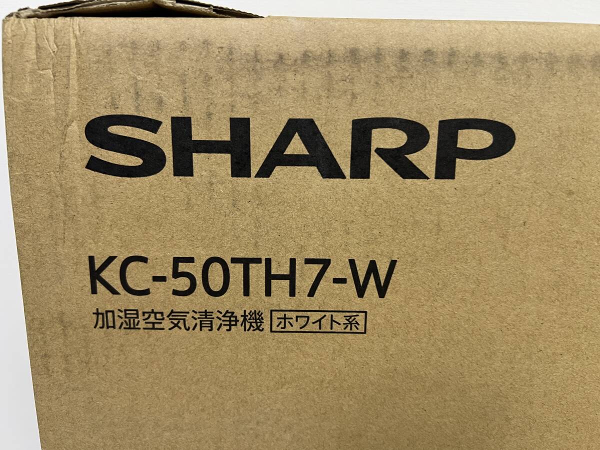 【未使用】A4617 SHARP シャープ / KC-50TH7-W / 加湿空気清浄機 プラズマクラスター ホワイトの落札情報詳細 ...
