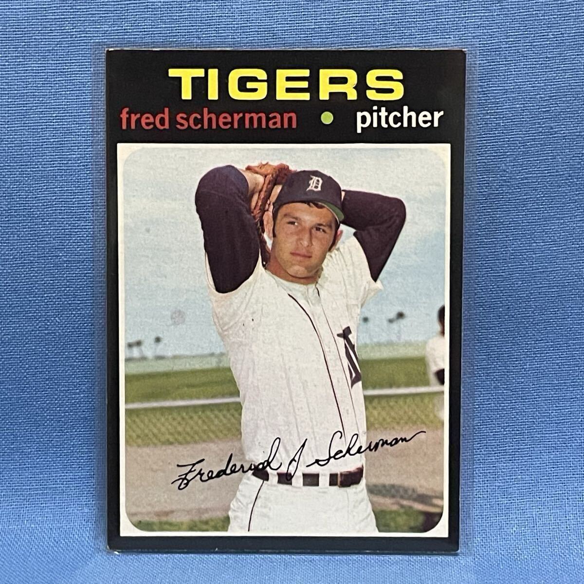 【傷や汚れあり】1971 Topps #316 Fred Scherman RC フレッド・シャーマン ルーキーカード 広島カープ投手コーチ ...