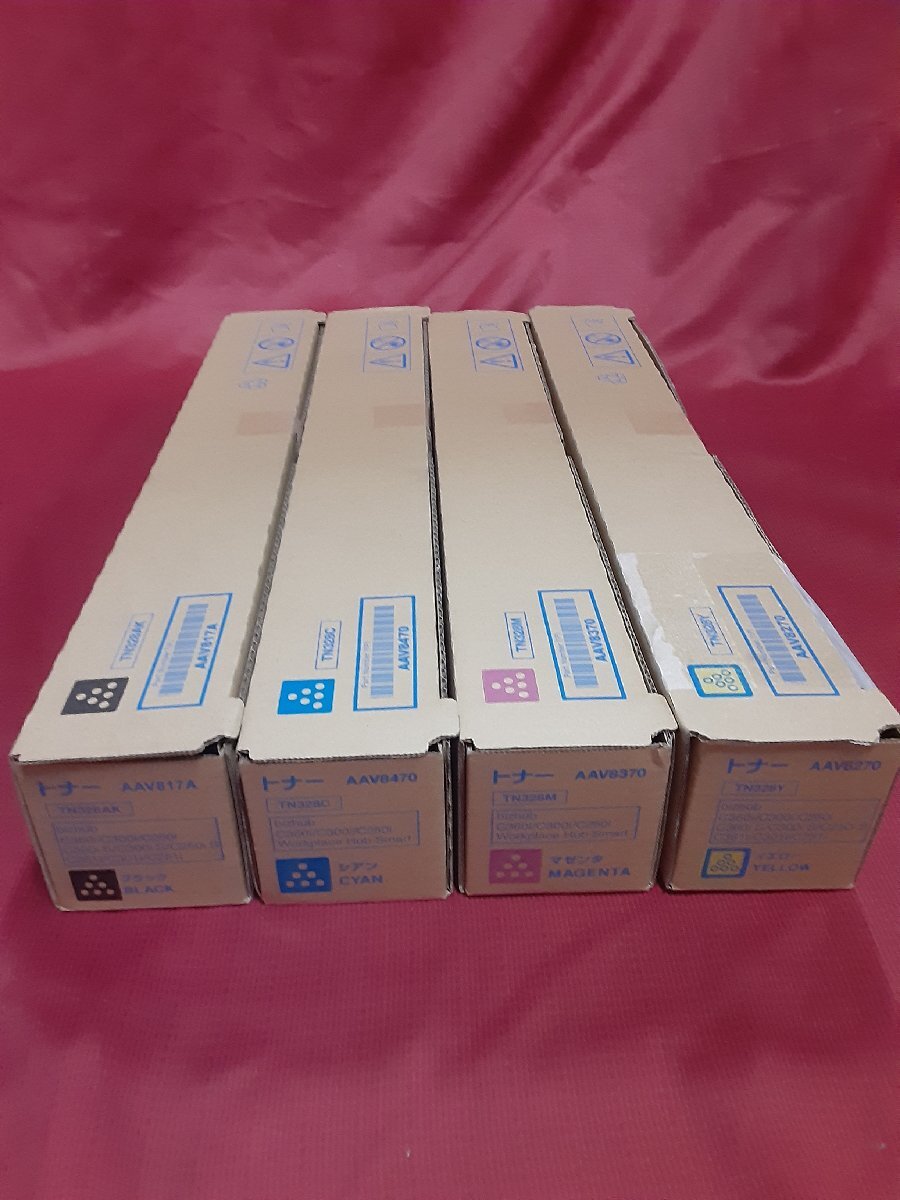 【未使用】コニカミノルタトナー TN328AK×1 TN328C×1 TN328M×1 TN328Y×1 未使用品の落札情報詳細 ...