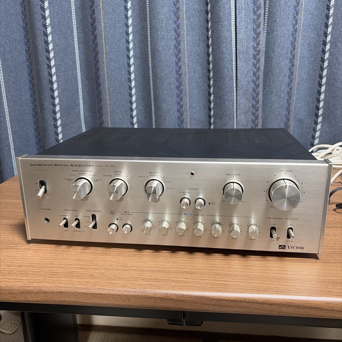 【やや傷や汚れあり】【 通電確認済 】VICTOR JA-S9 プリメインアンプ ビクター オーディオ機器 現状品の落札情報詳細 ...