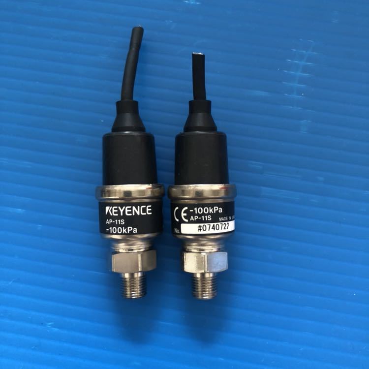 KEYENCE キーエンス 耐環境型デジタル圧力センサ AP-V80 シリーズ センサヘッド 負圧タイプ -100kPa AP-11S 2個 ...