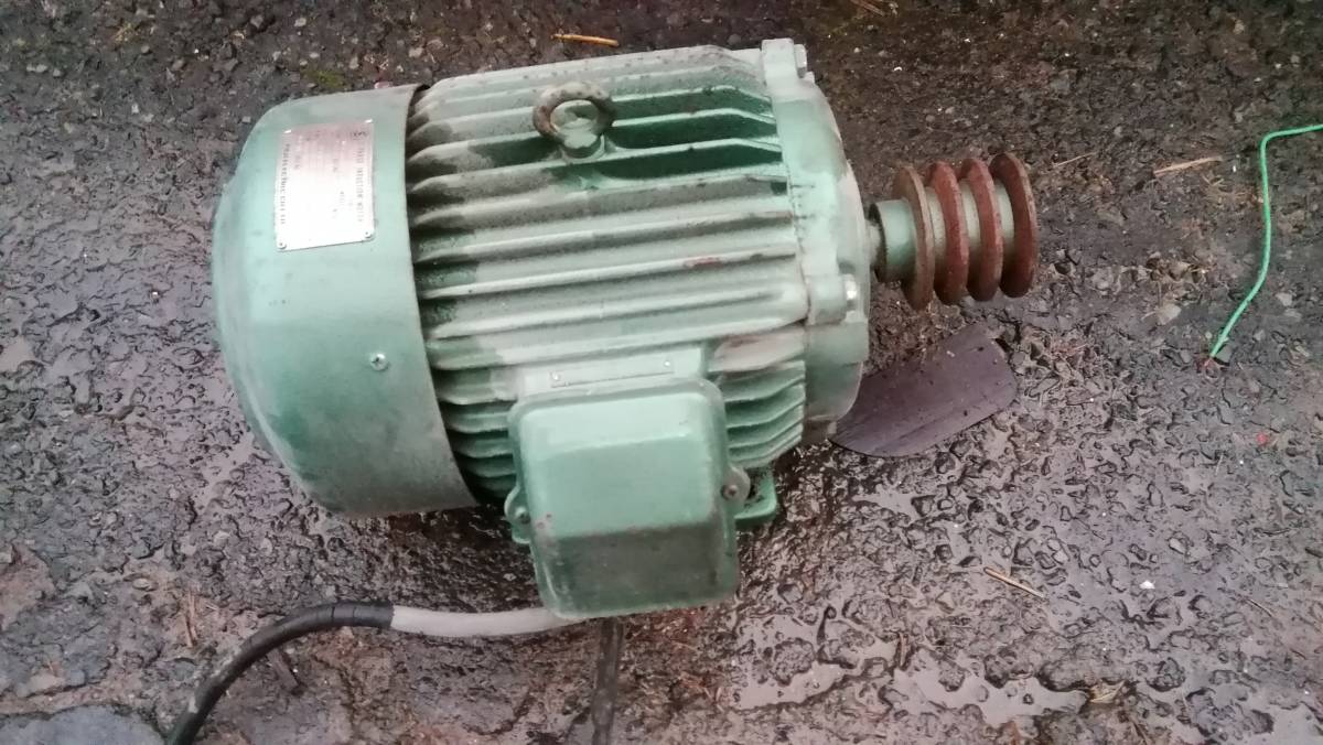 富士電機 インダクション三相モーター MLA1133A 200V 3.7kW 5馬力 プーリー90ミリの落札情報詳細 - Yahoo!オークション落札価格検索 オークフリー