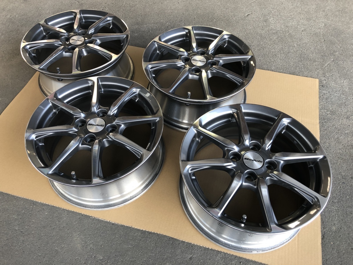 ホンダ Modulo MS-025 15インチ アルミホイール シルバー 4本セット 純正OP ★ フィット/インサイト等 ★ 単品の落札情報詳細 - Yahoo!オークション落札価格検索 ...