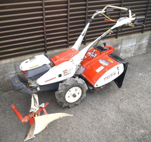 H382 動作品 YANMAR ヤンマー DK6 デカポチ DK6DX 農用トラクター (歩行型) 耕うん機 耕耘機 GA160 エンジン / スキガラ農機 培土器付きの落札情報詳細 ...
