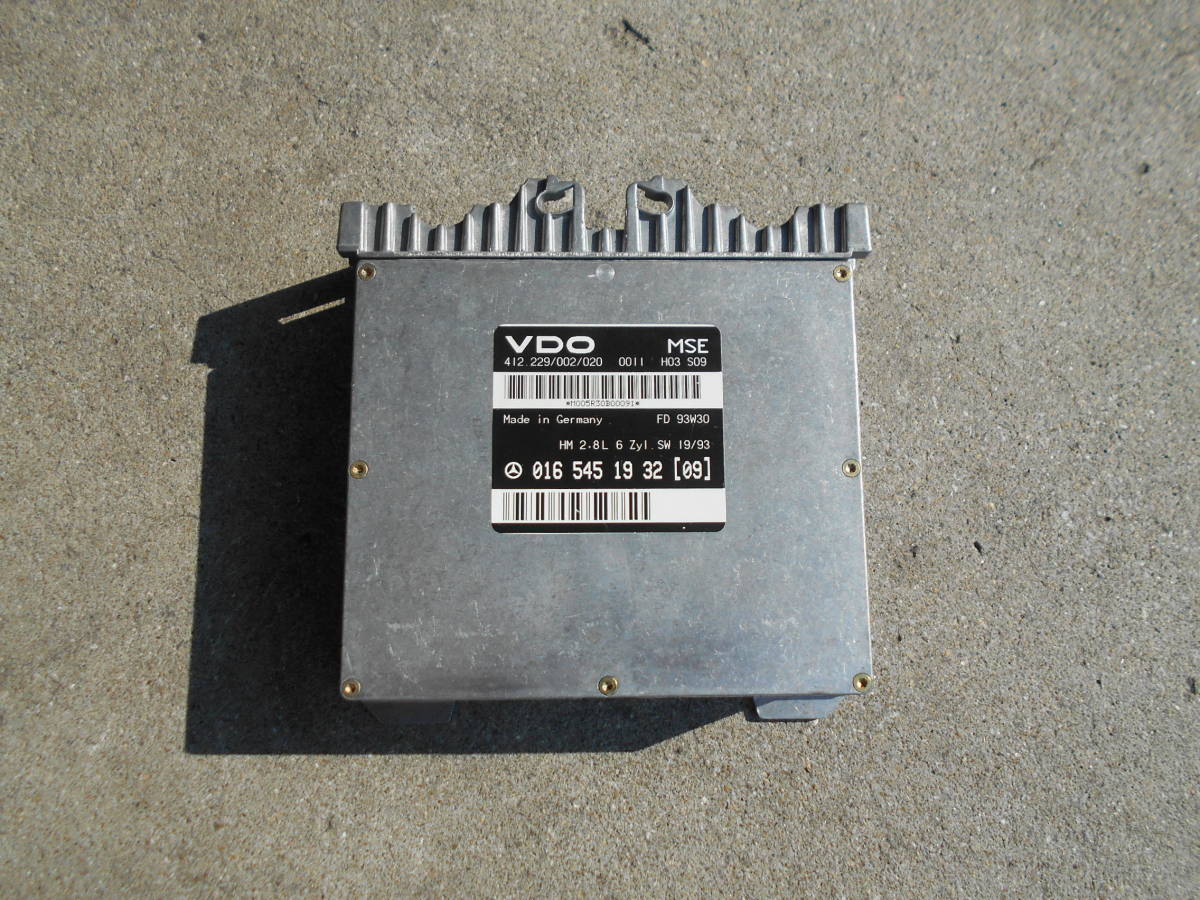 W124 後期 D車用 E280 HFMユニット M1044 M1049 ★互換性品番：0165453132 0165452032 0165453232 エンジンコンピューターの落札情報詳細 ...