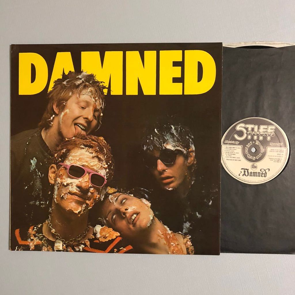 【UKオリジナル盤】THE DAMNED「Damned Damned Damned」LPレコード アナログ盤 1977年 STIFF ...