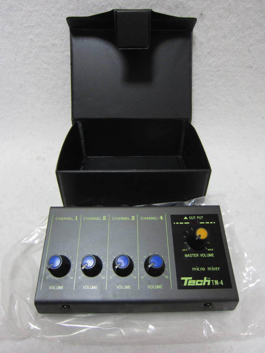Tech テック / Micro Mixer マイクロミキサー / TM-4 / 電池駆動可能 /の落札情報詳細 - Yahoo!オークション落札価格検索 オークフリー