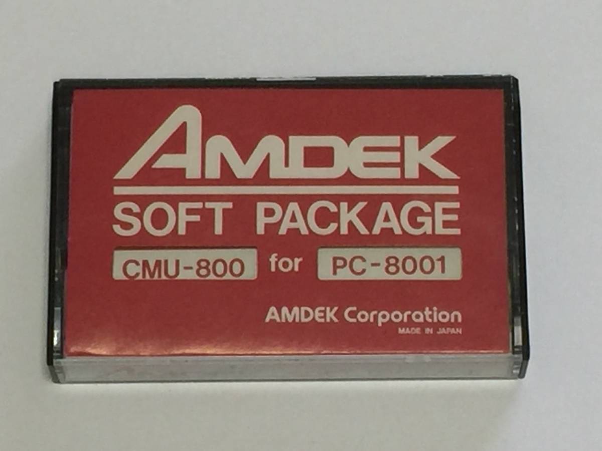 AMDEK（ローランドDG） COMPU MUSIC CMU-800 用SOFT PACKAGE PC8001向け♪♪の落札情報詳細 - ヤフオク落札価格検索 オークフリー