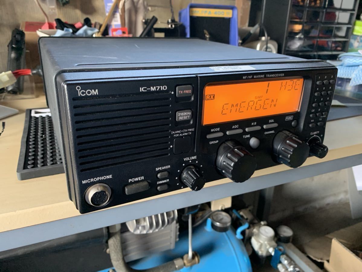 ICOM IC-M710 MF/HF MARINE TRANCEIVER アイコム 中波 短波 船舶用無線機の落札情報詳細 - Yahoo!オークション落札価格検索 オークフリー