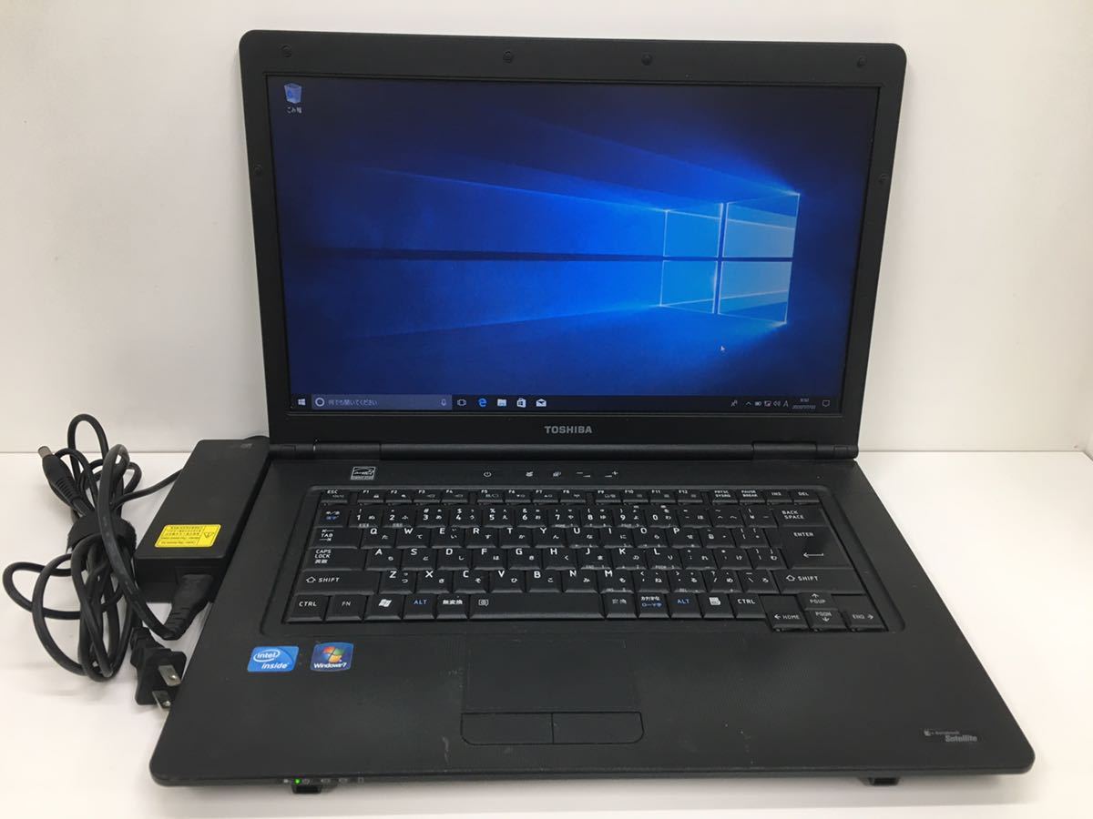 TOSHIBA 東芝 dynabook Satellite B451/D Windows10 Pro Intel celeron CPU B800 1.5GHz 2GB 320GBの落札情報 ...
