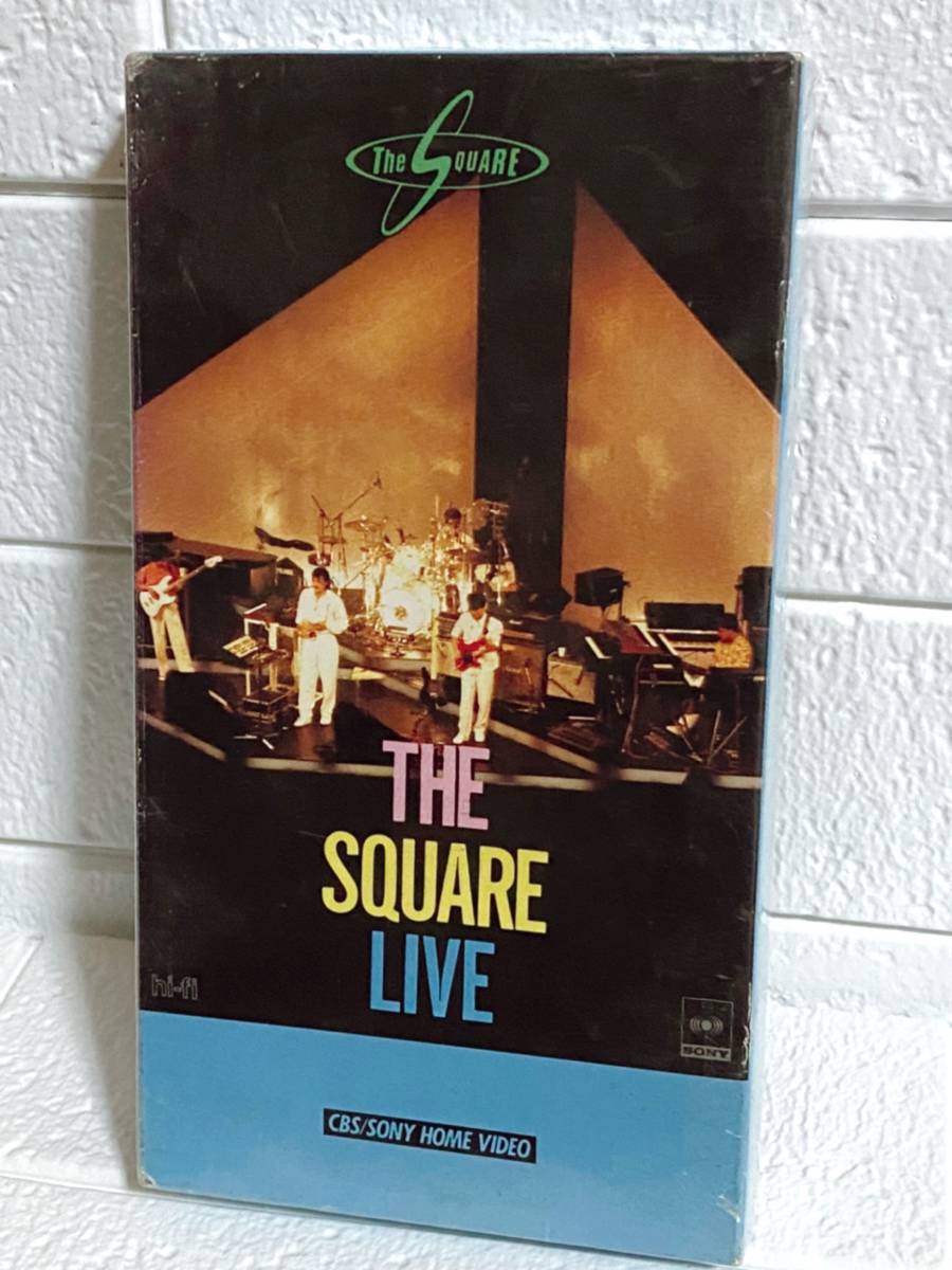 【新品】【新品未開封 レア】 THE SQUARE LIVE ザ・スクェア・ライヴ VHS ビデオテープ / 1985年 / 96ZM3042 ...