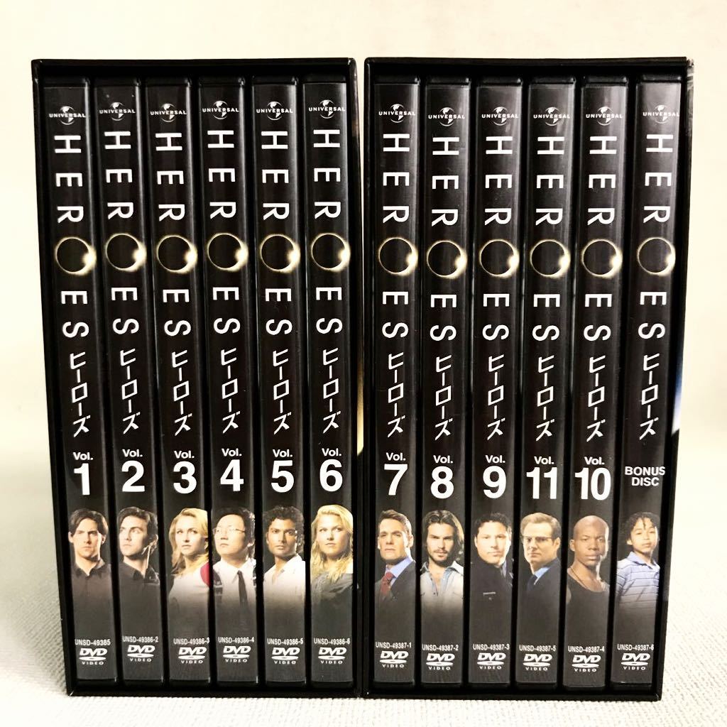 ヒーローズ HEROES DVD-BOX 1 Vol.1～Vol.6 全6巻 DVD-BOX 2 Vol.7～Vol.11＋BONUS DISC 全6巻 海外ドラマ ユニバーサル ...