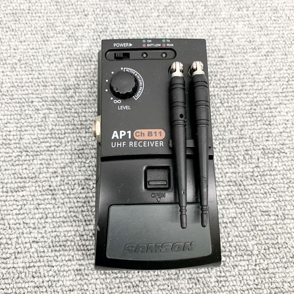 SAMSON サムソン AUDIO AirLine Guitar AP1-AG1 B11 ギター用 ワイヤレスシステム 純正アダプター付き ...