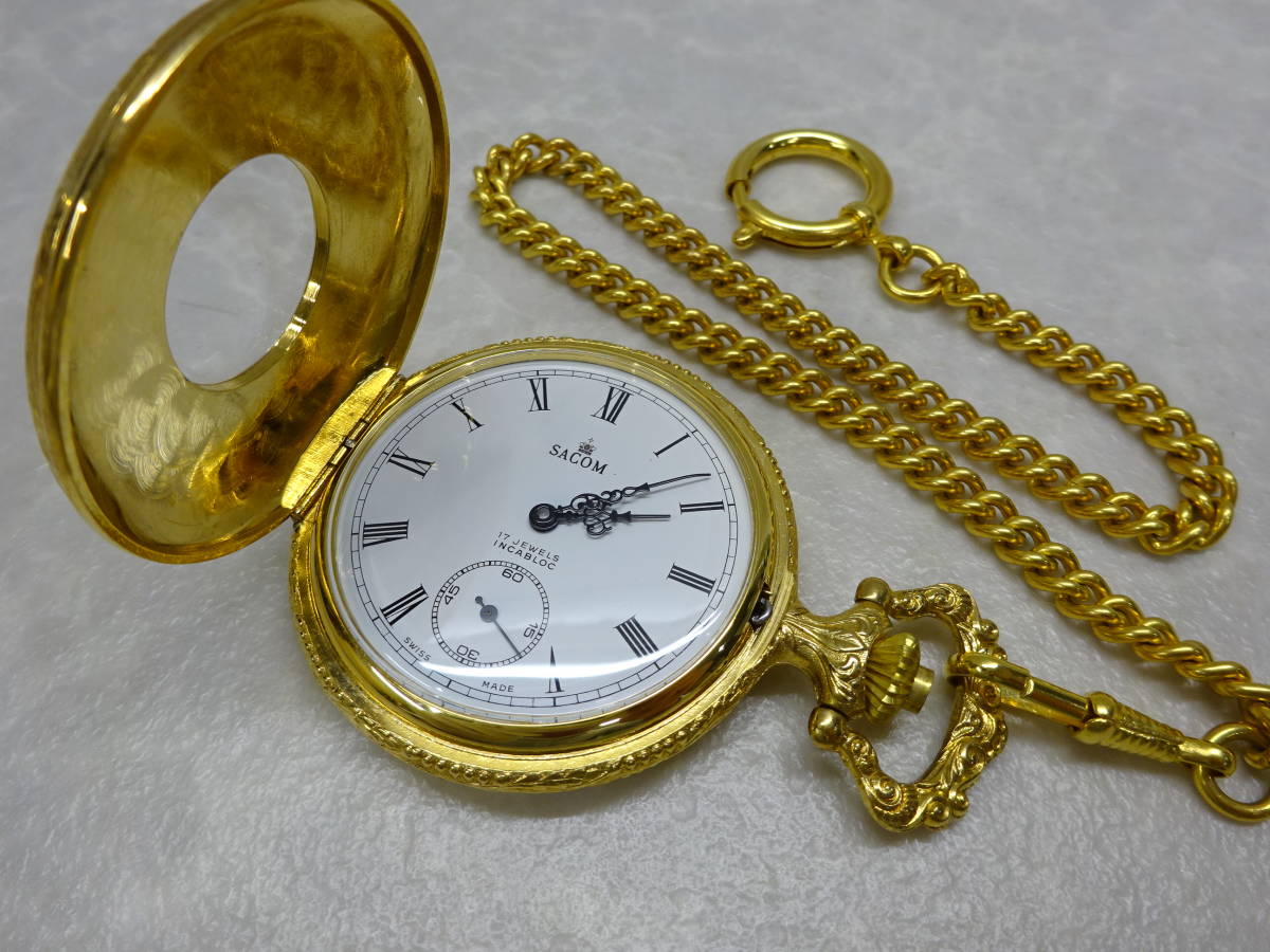 動作品#29575 SACOM 手巻き 17石 INCABLOC 懐中時計 サコムの落札情報詳細 - Yahoo!オークション落札価格検索 ...