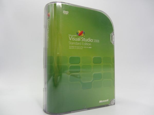 【やや傷や汚れあり】★ Microsoft Visual Studio 2008 Standard Edition ライセンスキー付き 正規品日本語版 MSDN Library ...