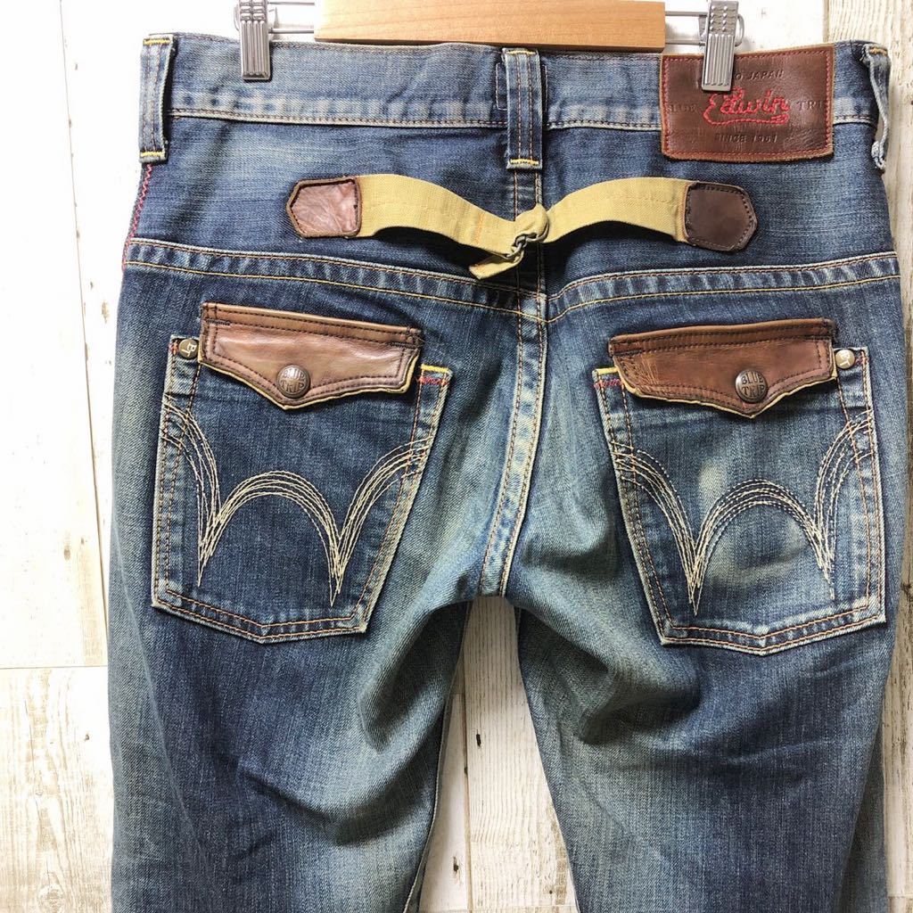 EDWIN エドウィン BLUE TRIP ブルートリップ BTD001 デニムパンツ フレア ブーツカット 30 ウエスト約86㎝ 日本製 シンチバック の落札情報詳細 - Yahoo ...