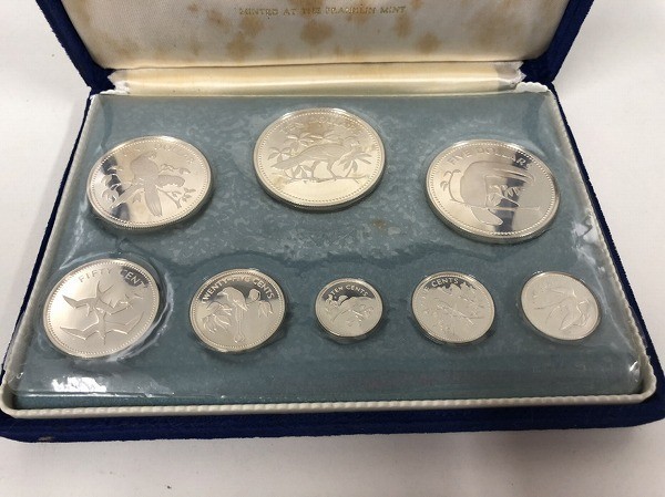 G407-M13-3370 COINAGE OF BELIZE SOLID STARLING SILVER PROOF SET ベリーゼ ...