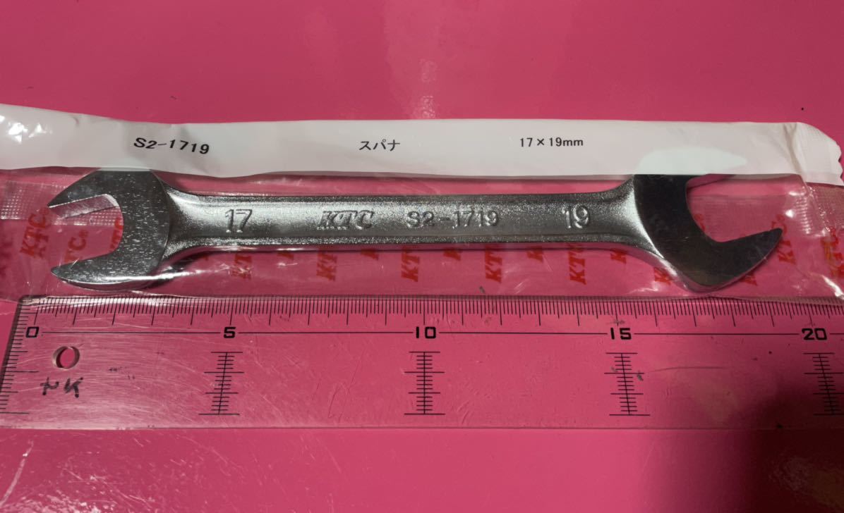 【新品】新品未使用 KTC スパナ 17 19 S2-1719の落札情報詳細 - ヤフオク落札価格情報 オークフリー