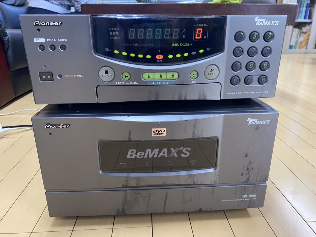 Pioneerパイオニア super BeMAX‘s MAC-V70 MCO-V70 カラオケ機器の落札情報詳細 - Yahoo!オークション落札価格検索 オークフリー