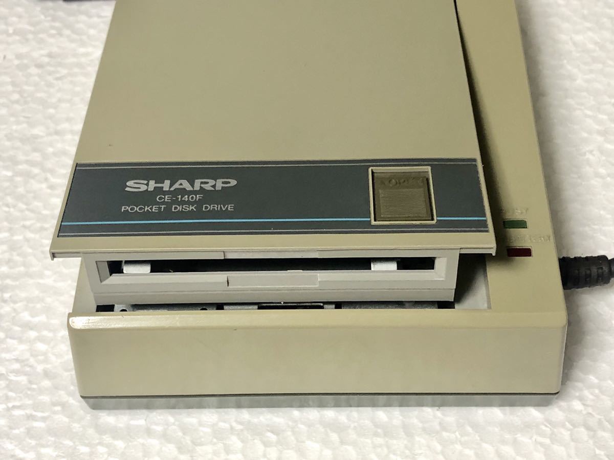 [動作品:メディア付] SHARP CE-140F POCKET DISK DRIVE FDD フロッピーディスク PC-1360K PC-E500 PC-E550 PC-E650 PC ...