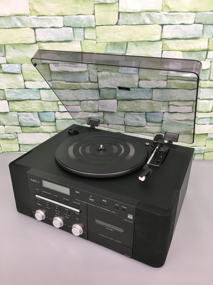 創和 マルチミュージックプレイヤー CDレコーダー A2D-1 オーディオ機器 ラジオ カセット レコード ターンテーブル ジャンク ...