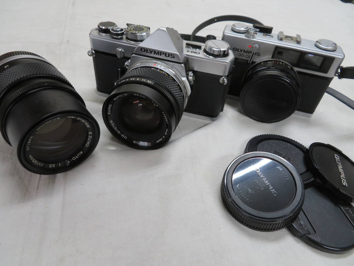 【S-F988】OLYMPUS/オリンパス☆OM-1・35DC☆フィルムカメラ☆OM-SYSTEM ZUIKO AUTO-W 35mm 1:2 ...