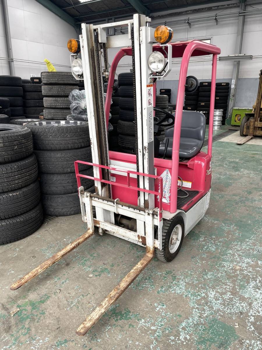 TCM 1.5トン FR15－7 バッテリー フォークリフト 4M マスト 中古 千葉県発 の落札情報詳細| ヤフオク落札価格情報 オークフリー