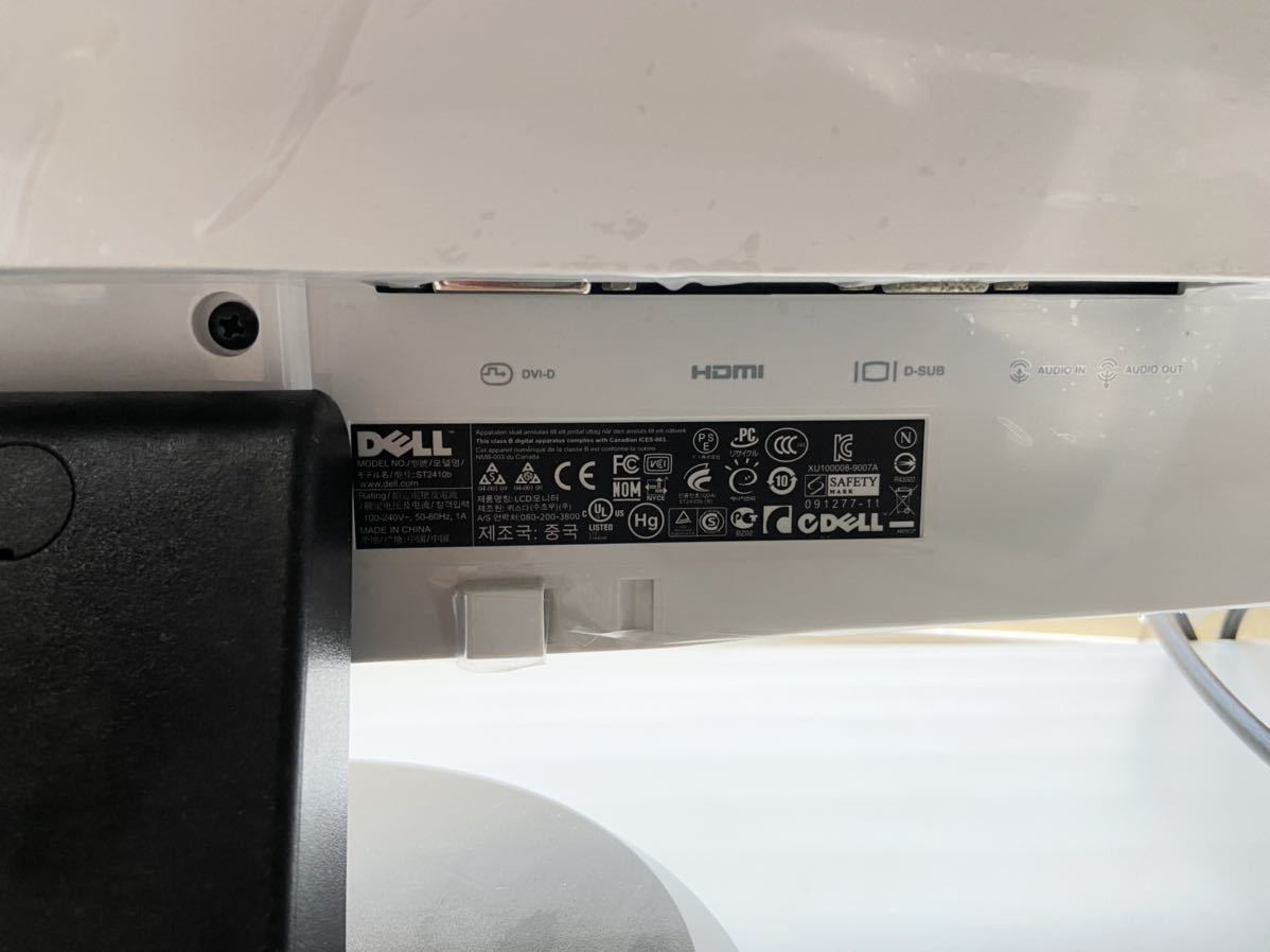 美品★ DELL st2410 24インチワイドTFT液晶モニター pcリサイクルマーク付き 液晶ディスプレイ の落札情報詳細 - ヤフオク ...