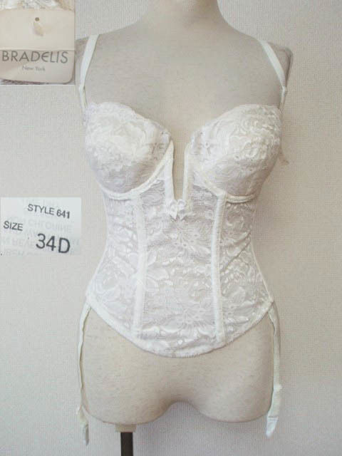 未使用 ブラデリス BRADELIS USA 白 スリーインワン 補正下着 34D D75★ガーター付 レトロの落札情報詳細 - Yahoo!オークション落札価格検索 オークフリー