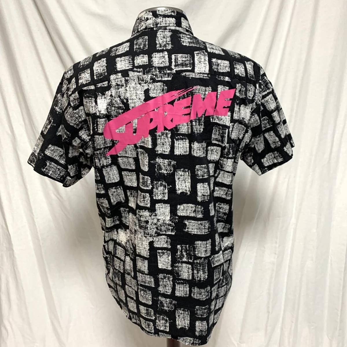 Supreme 14SS Block Print Shirt シュプリーム ブロック プリント 半袖シャツ の落札情報詳細| ヤフオク落札価格 ...