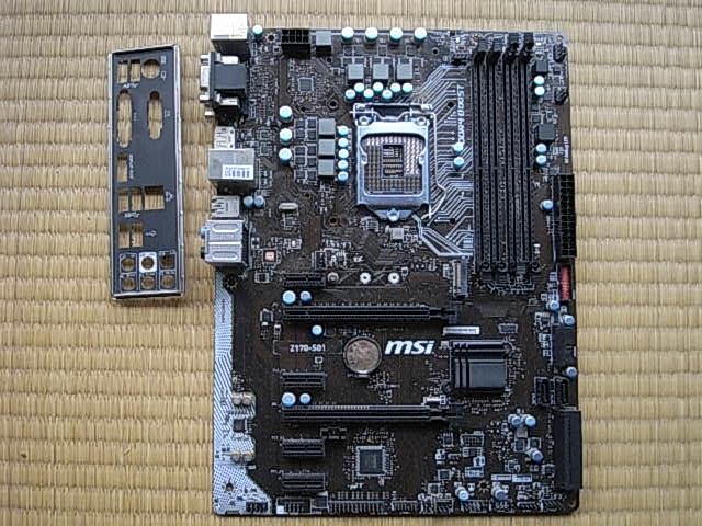 MSI Z170-S01 ソケット170マザーボード ジャンク品の落札情報詳細 - Yahoo!オークション落札価格検索 オークフリー