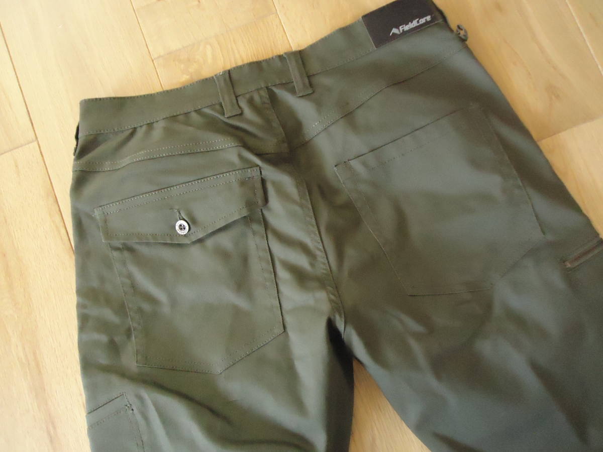 ワークマン WORKMAN フィールドコア FieldCore WM3135A MOVE STRETCH ムーブストレッチ カーゴパンツ LL XL ダークグリーンの落札情報詳細 ...
