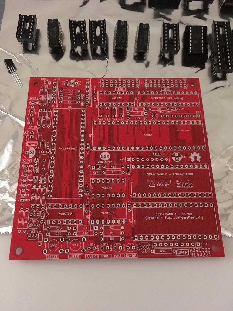 【新品】[即決送料無料] 68k-MBC主要部品セット (MC68008 MC68000 CP/M-68K CPUボード Z80-MBC ...